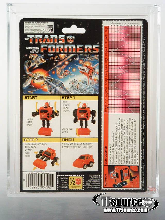 Cliffjumper Red Version AFA 80 Transformers G1 | Transformers ...