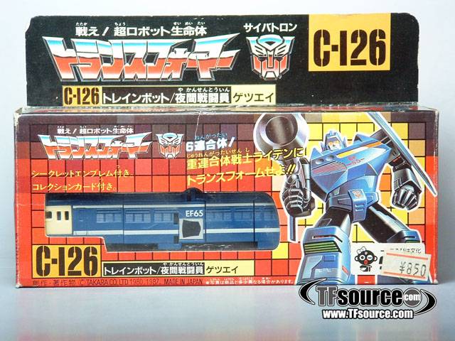 C-126 Getsui Trainbot Japanese Transformers G1 | Transformers ...