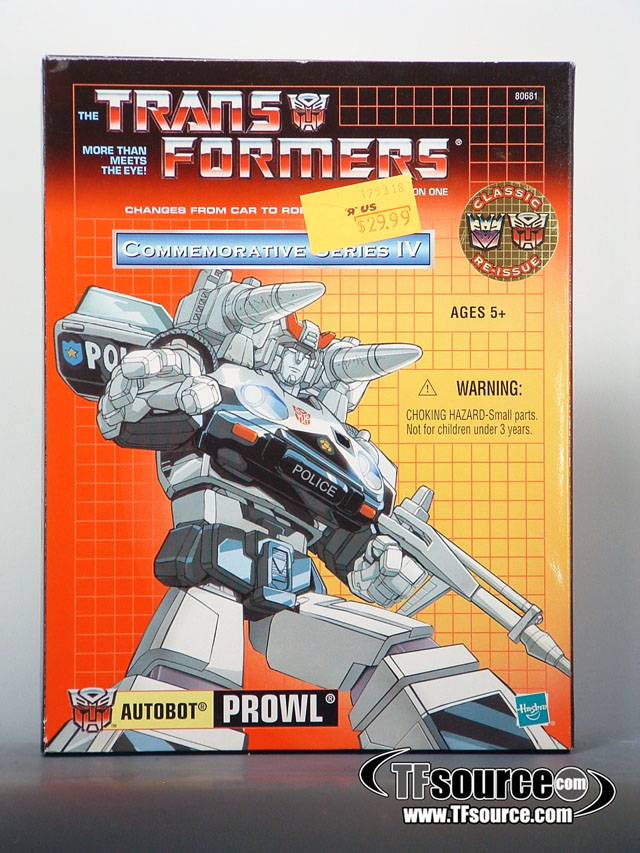 Transformers G1 Prowl | The Transformers Generation One Commemorative ...