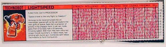 Tech Spec - Lightspeed - Grade B