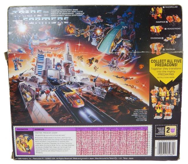 Razorclaw Transformers G1 | Transformers Generation One | Hasbro