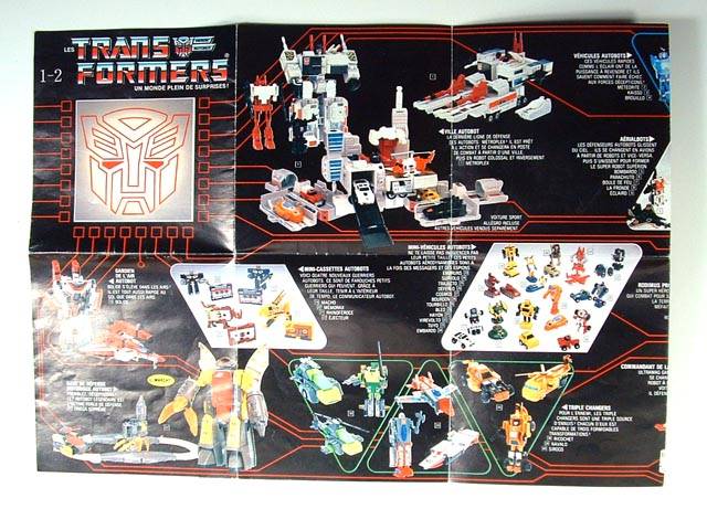 Catalog - 1986 Transformers - 3rd Series - French