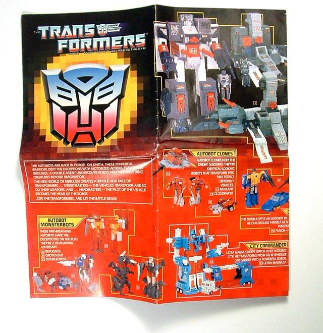Catalog - 1987 Transformers - 4th Series