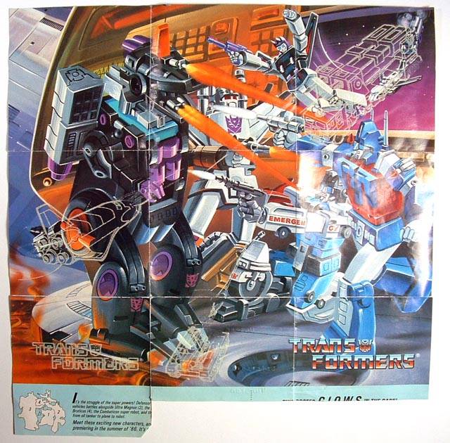 Catalog - Transformers Glow in the Dark Poster - Lower Right