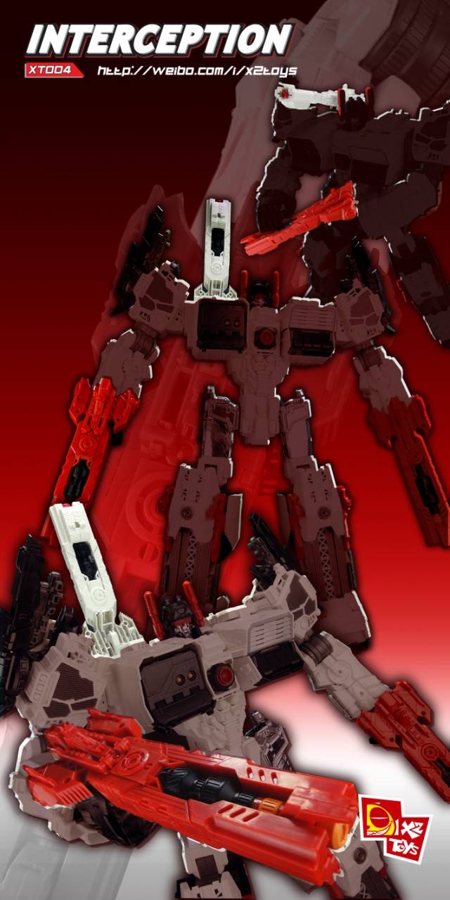 XT004 Interceptor Kit Upgrade Kit for Titan Class Metroplex Red Version ...