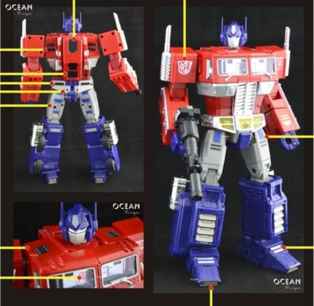 Action Figures METAL AUTOBOT Logo STICKERS FOR MP10 Optimus Prime Toys