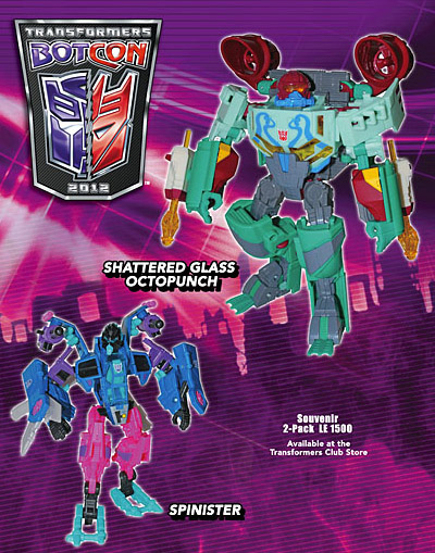 Octopunch and Spinister Shattered Glass Botcon Exclusive | Transformers ...