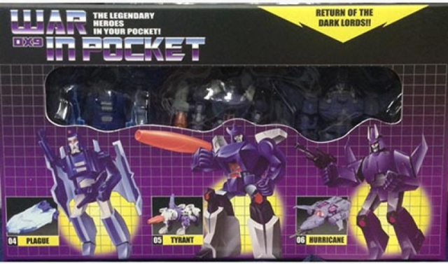 X04G X05G X06G Doombringers Set of 3 | DX9 Toys War in Pocket | TFSource