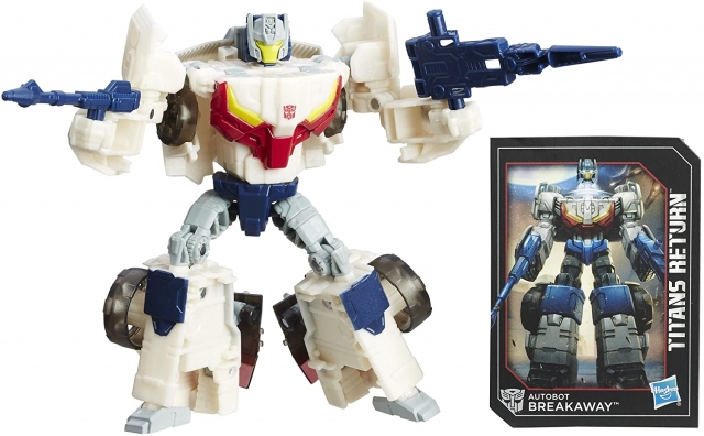 Breakaway with Throttle Deluxe Class | Transformers Generations Titans ...