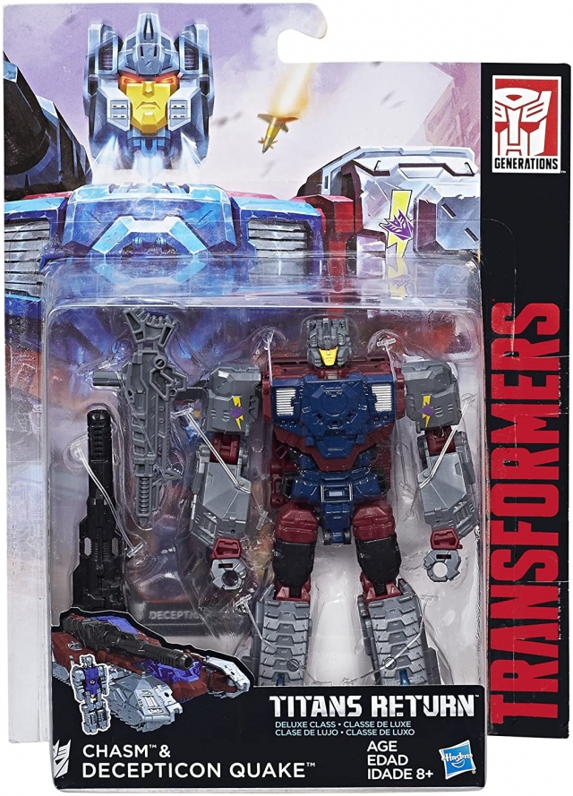 Decepticon Quake and Chasm | Titans Return Transformers Figure | Toygeek