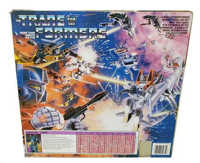 Dirge Transformers G1 | Transformers Generation One | Hasbro