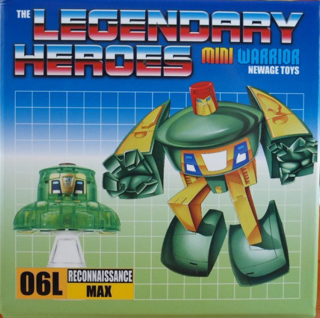 H6L Max Clear Green Version | Newage the Legendary Heroes | 3rd Party Transformers Figure | Toygeek