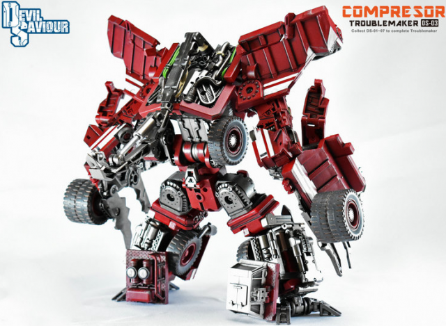 DS-03 Compresor | Devil Saviour 3rd Party Combiner Figure | Toygeek