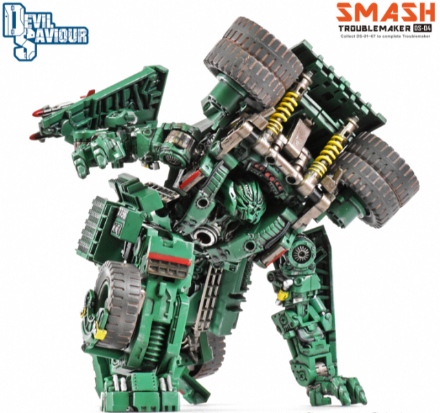 DS-04 Smash | Devil Saviour 3rd Party Combiner Figure | Toygeek