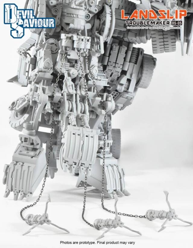 DS-05 Landslip | Devil Saviour Construction Combiner | Toygeek