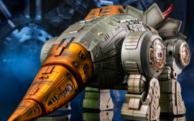HQ-02X Grassor Metallic Weathered Version | GigaPower Gigasaurs | TFSource