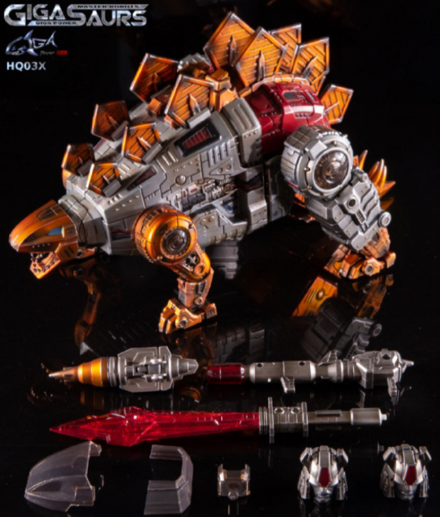 HQ03X Gutter Metallic Weathered Version | GigaPower Gigasaurs | TFSource