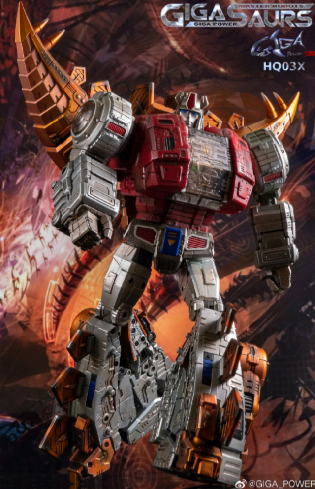 HQ03X Gutter Metallic Weathered Version | Gigapower Gigasaurs 3rd Party ...