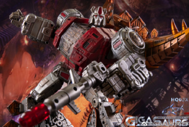 HQ03X Gutter Metallic Weathered Version | GigaPower Gigasaurs | TFSource