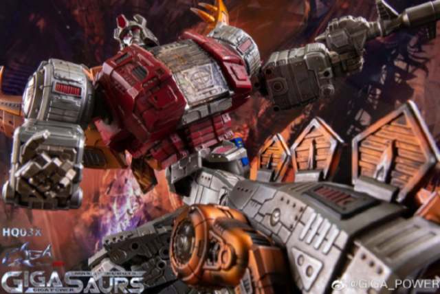 HQ03X Gutter Metallic Weathered Version | GigaPower Gigasaurs | TFSource