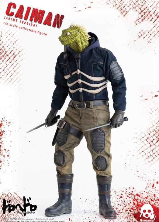 Threezero Dorohedoro Caiman Anime Version 1:6 Scale Figure