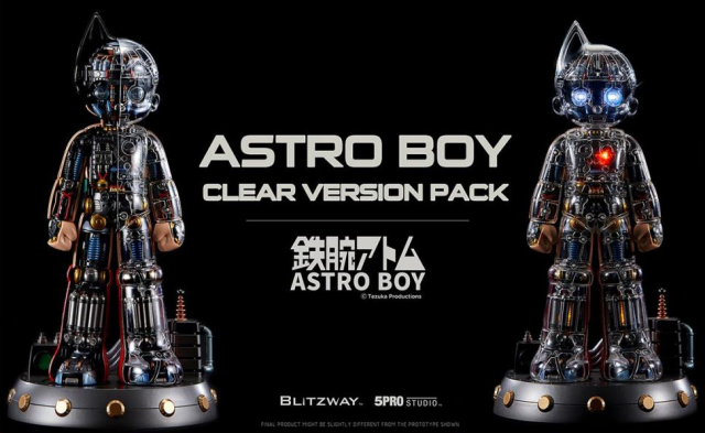 Blitzway Astro Boy Clear Version Superb Anime Statue and Assembly Bed ...