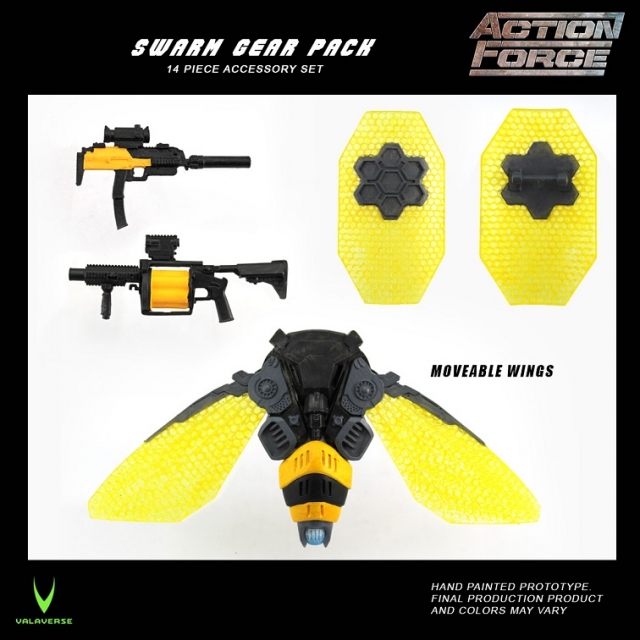 Swarm Gear Pack Accessory Set 1/12 Scale | Action Force | Valaverse