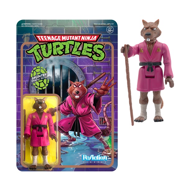 Splinter Figure | Teenage Mutant Ninja Turtles ReAction
