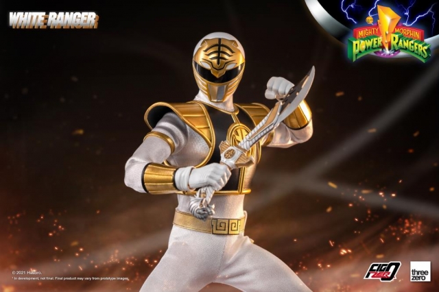 White Ranger FigZero Collectible Figure | Mighty Morphin Power Rangers ...