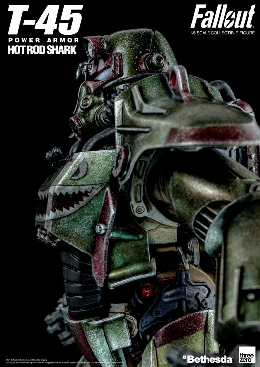 T-45 Hot Rod Shark 1:6 Scale Power Armor Pack | Fallout | Threezero