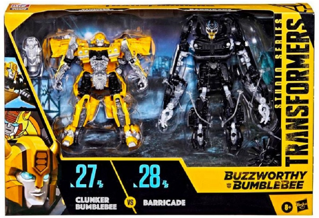 Clunker Bumblebee vs Barricade Deluxe Class | Buzzworthy Bumblebee ...