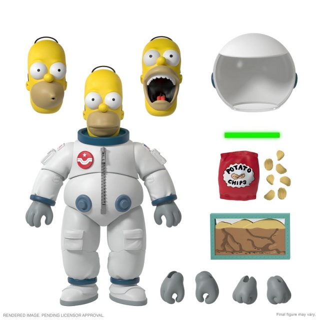 Deep Space Homer 7-inch Scale | The Simpsons Ultimates | Super7