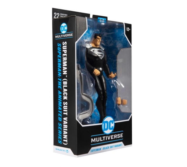 Superman Black Suit Variant Superman: The Animated Series 7-inch Scale ...