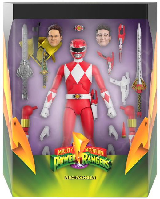 Red Ranger 7-inch Scale | Mighty Morphin Power Rangers Ultimates | Super7
