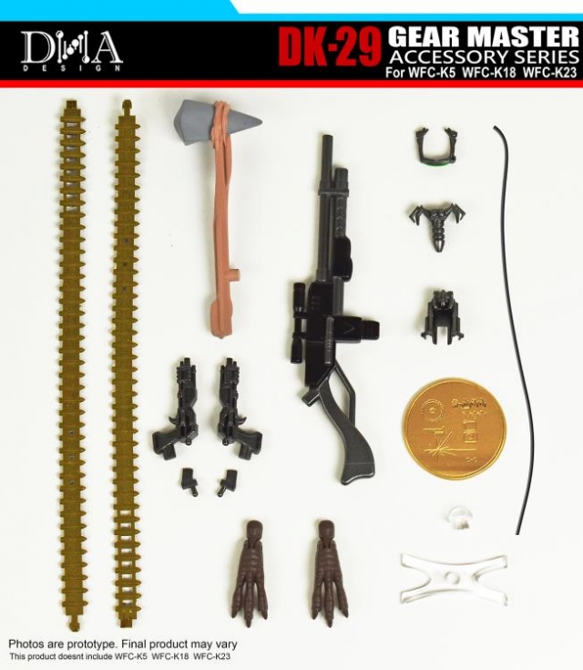 DK-29 Upgrade Kit for Transformers WFC Kingdom WFC-K5, WFC-K18, and WFC ...