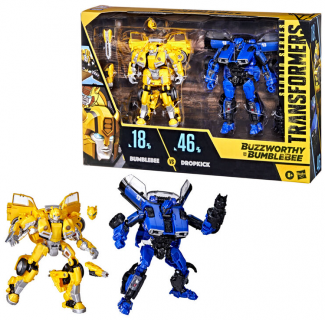 Bumblebee vs Dropkick Deluxe Class | Buzzworthy Bumblebee Transformers ...