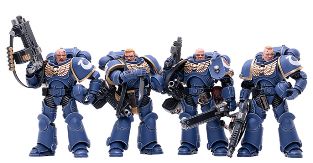 Ultramarines Intercessors Set of 4| Warhammer 40K | Joy Toy