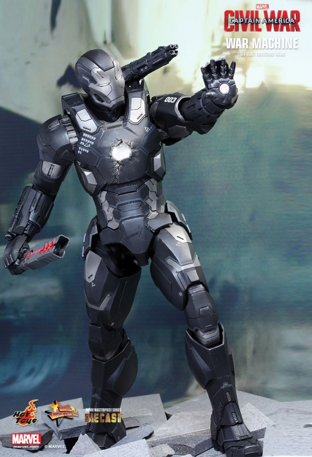 Captain America Civil War War Machine Mark III 1:6 Scale | Hot Toys ...