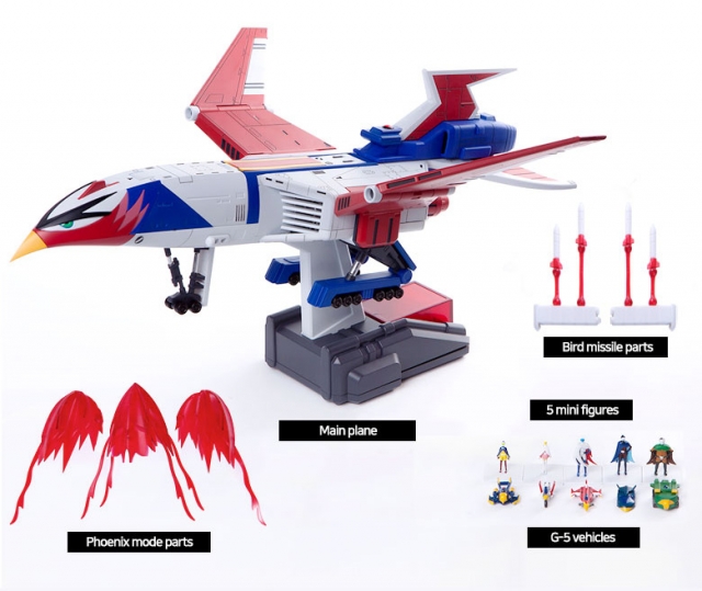 God Phoenix Model Kit with LED | Science Ninja Gatchaman II | Academy ...