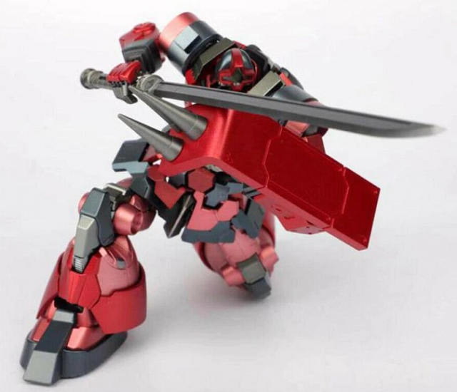 MS-09B3S Dom Red Version Model Kit 1/100 Scale | Free Model Soul
