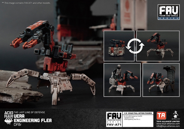 FAV-A71 UERA Engineering Flea DF8r 1:18 Scale | Acid Rain FAV
