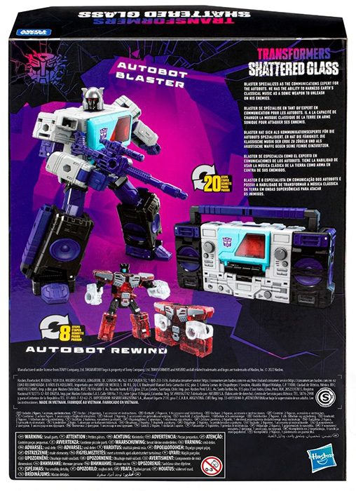 Autobot Blaster IDW Shattered Glass IDW Shattered Glass Voyager Class ...