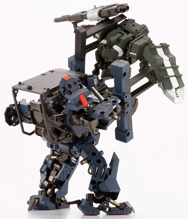 Booster Pack 006 Forklift Dark Blue Version 1 24 Scale Model Kit Hexa