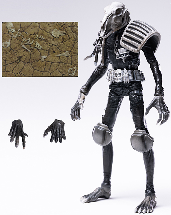Judge Mortis Black and White 1/18 Scale Exquisite Mini | 2000 A.D ...