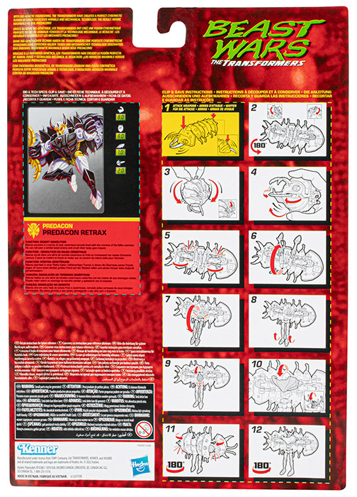 Predacon Retrax | Vintage Beast Wars Transformers Reissue | Toygeek