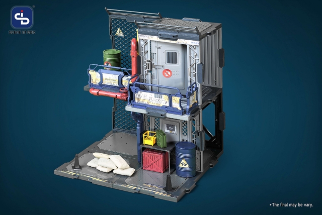 SIB-08 Outpost Diorama Building Set | Scene in Box | Fresh Retro