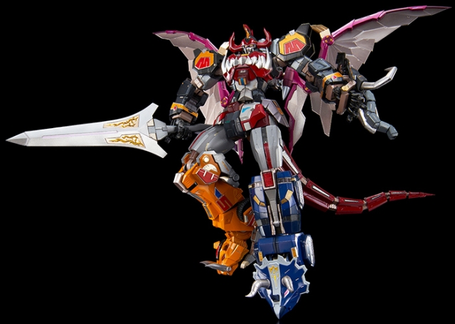 Dino Megazord Go! Kara Kuri Combine | Mighty Morphin Power Rangers ...