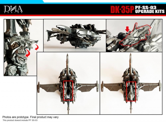 DK-35P Upgrade Kit for Transformers Studio Series Premium Finish SS-03 ...