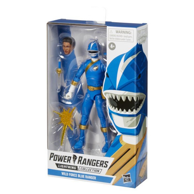 Blue Ranger 6-inch Scale Lightning Collection | Power Rangers Wild ...