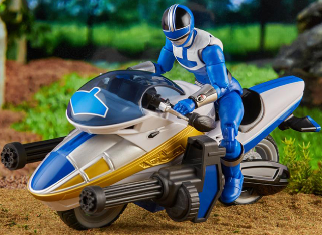 Blue Ranger and Vector Cycle Set Deluxe Lightning Collection | Power ...